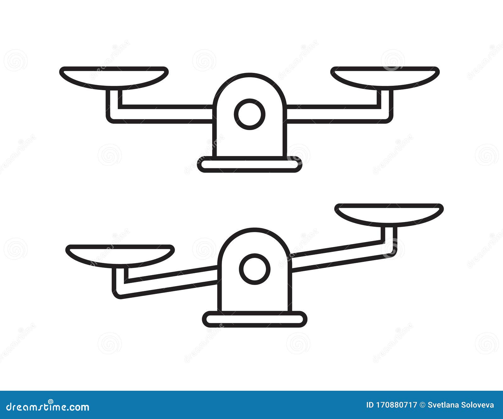 Vector Set of Two Black Outline Measuring Scales Stock Illustration ...