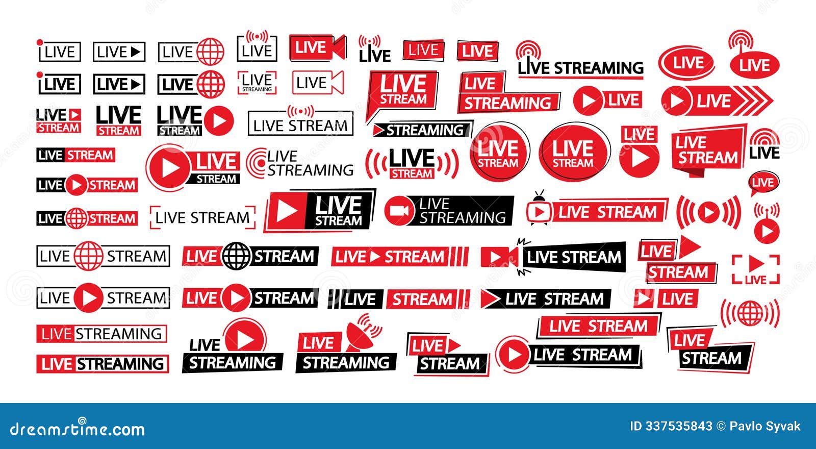 Live Streaming Background Frame - Animated Neon Overlay Template ...
