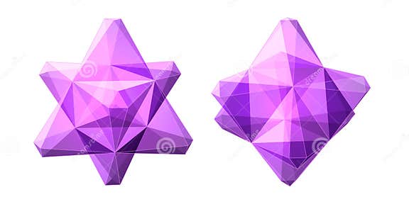 Vector Set of Views of Transparent Complex Geometric Shape Based on Two ...