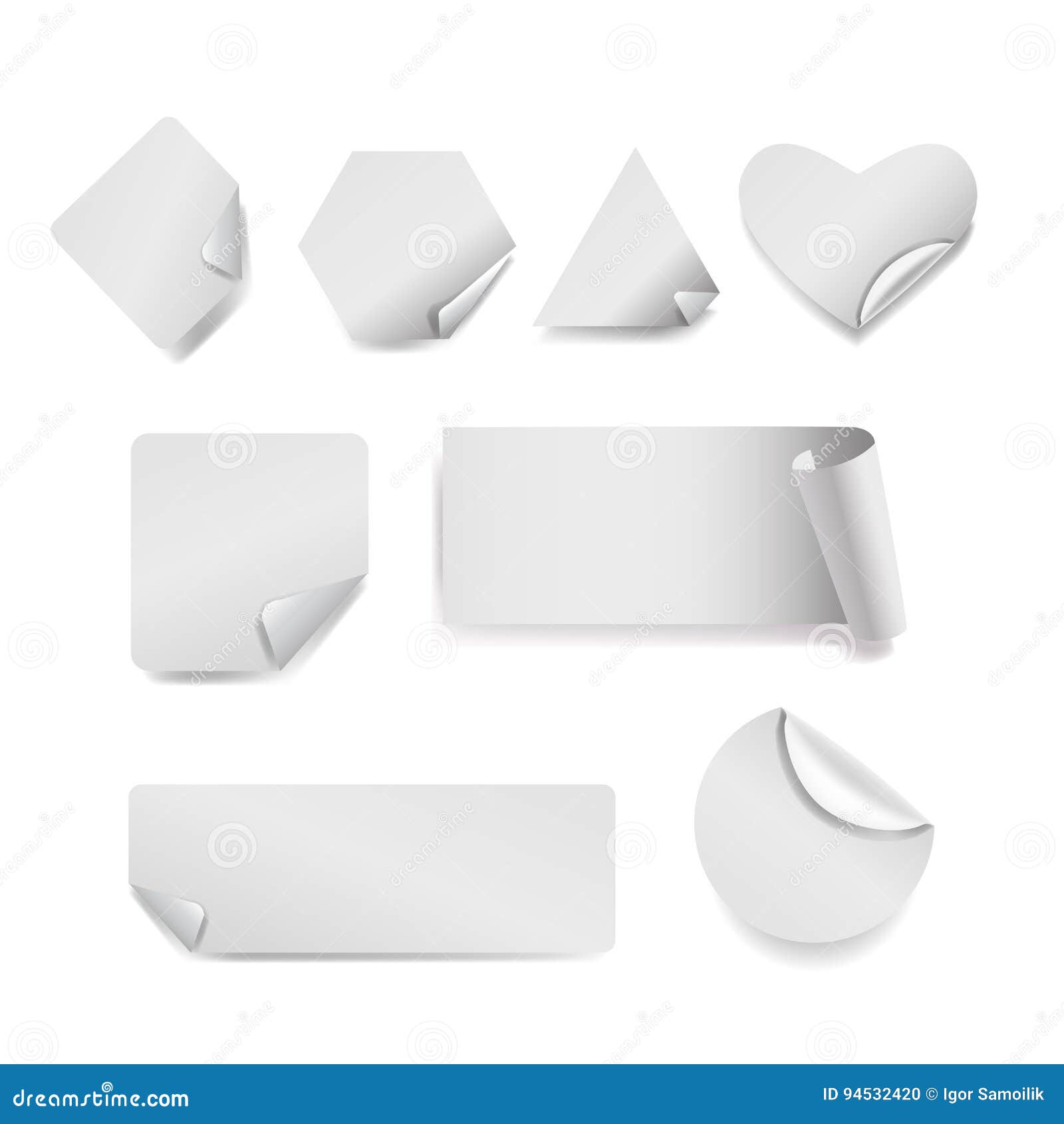 Square, Rectangular Overlay Textures Stamps Set. Grunge Texture Vector ...