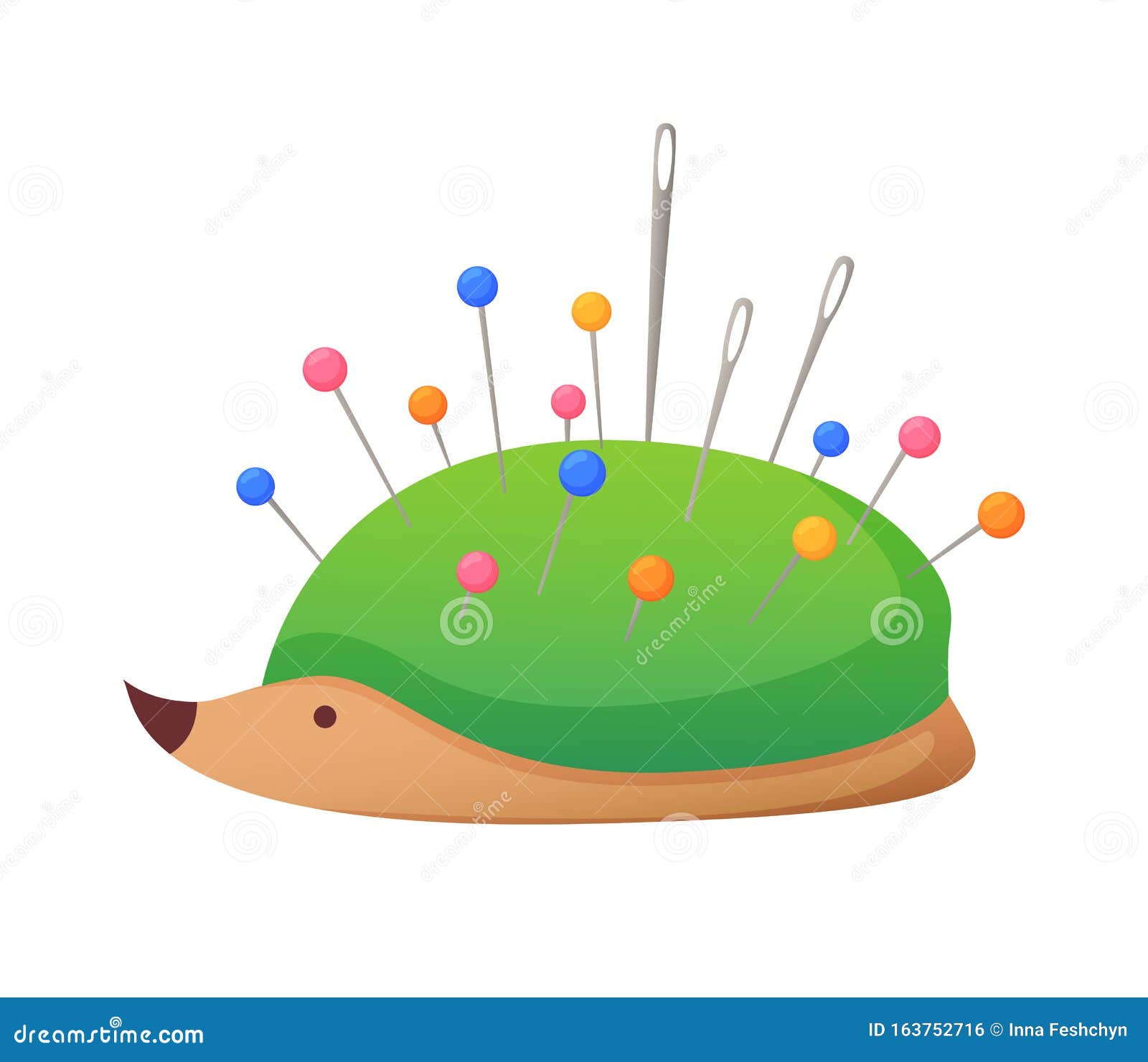 Vector Sewing Tools. Kit for Needlework and Embroidery. Illustration ...