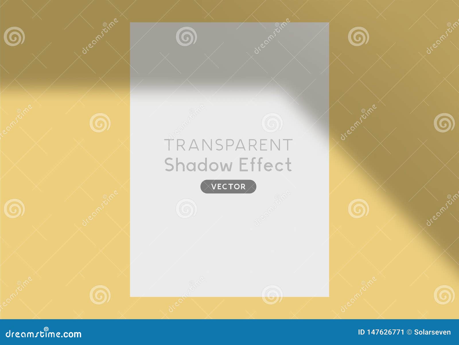 Vector Set With Shadow Overlays On Transparent Background. Window Frame ...