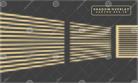 Vector Shadow Overlay Layer Effect Design. Stock Vector - Illustration ...