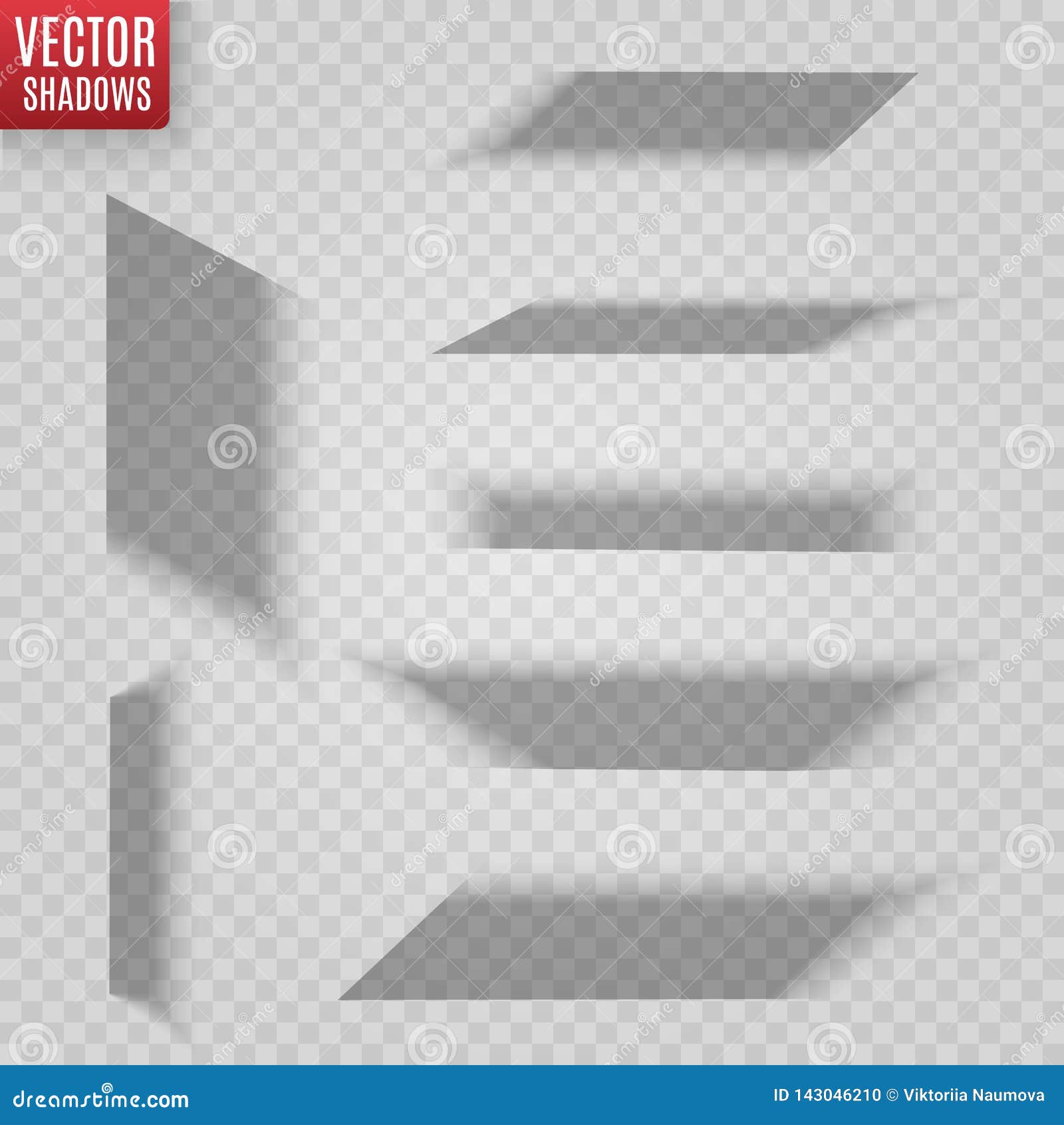 Shadow Realistic Divider. Line Shadow Separator, Corner Web Bar Divider ...