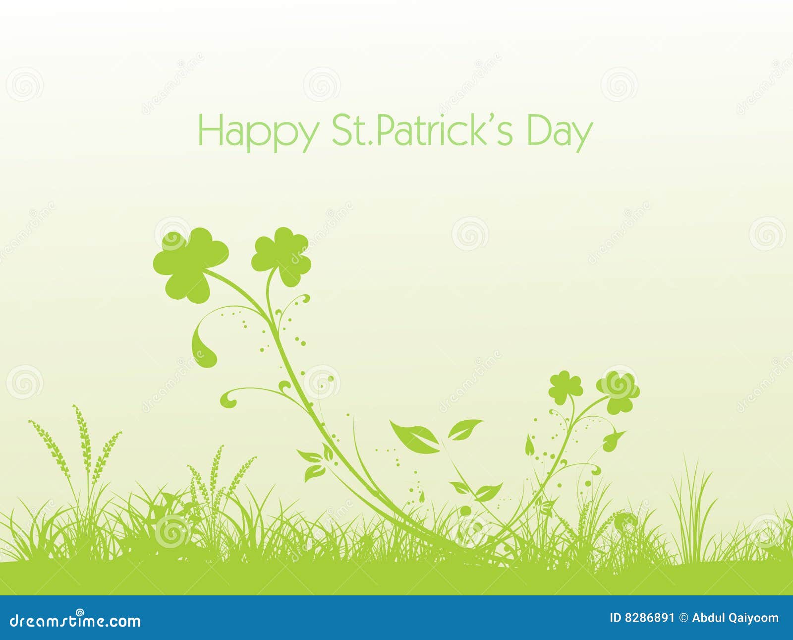 Vector shamrock background stock illustration. Illustration of ...