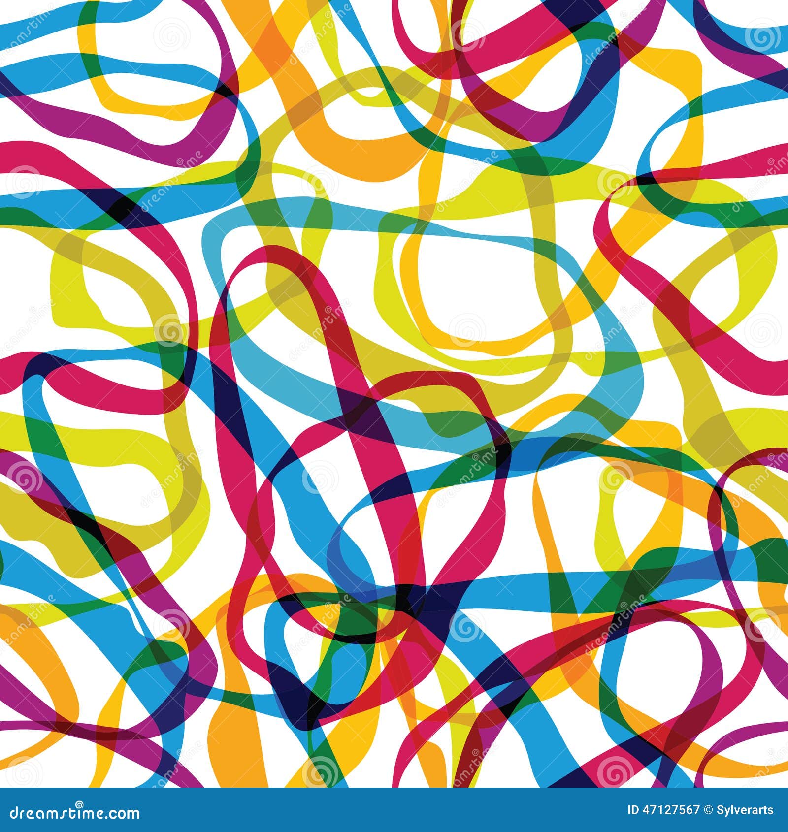 Rainbow Ribbons And Map Pointer Vector Illustration | CartoonDealer.com ...