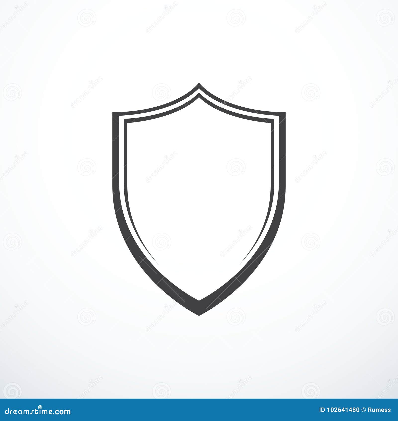 Vector shield icon stock vector. Illustration of quality - 102641480