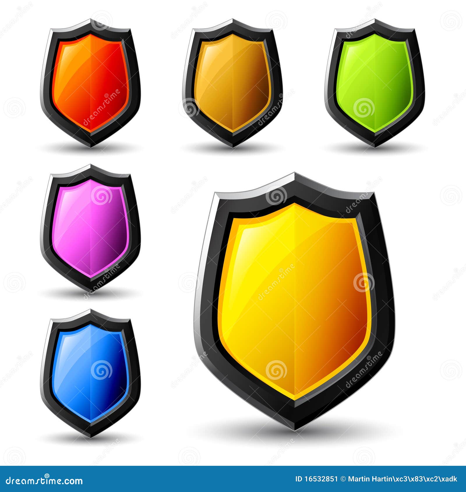 Vector Shield Icons, Samples Stock Vector - Illustration of badge ...