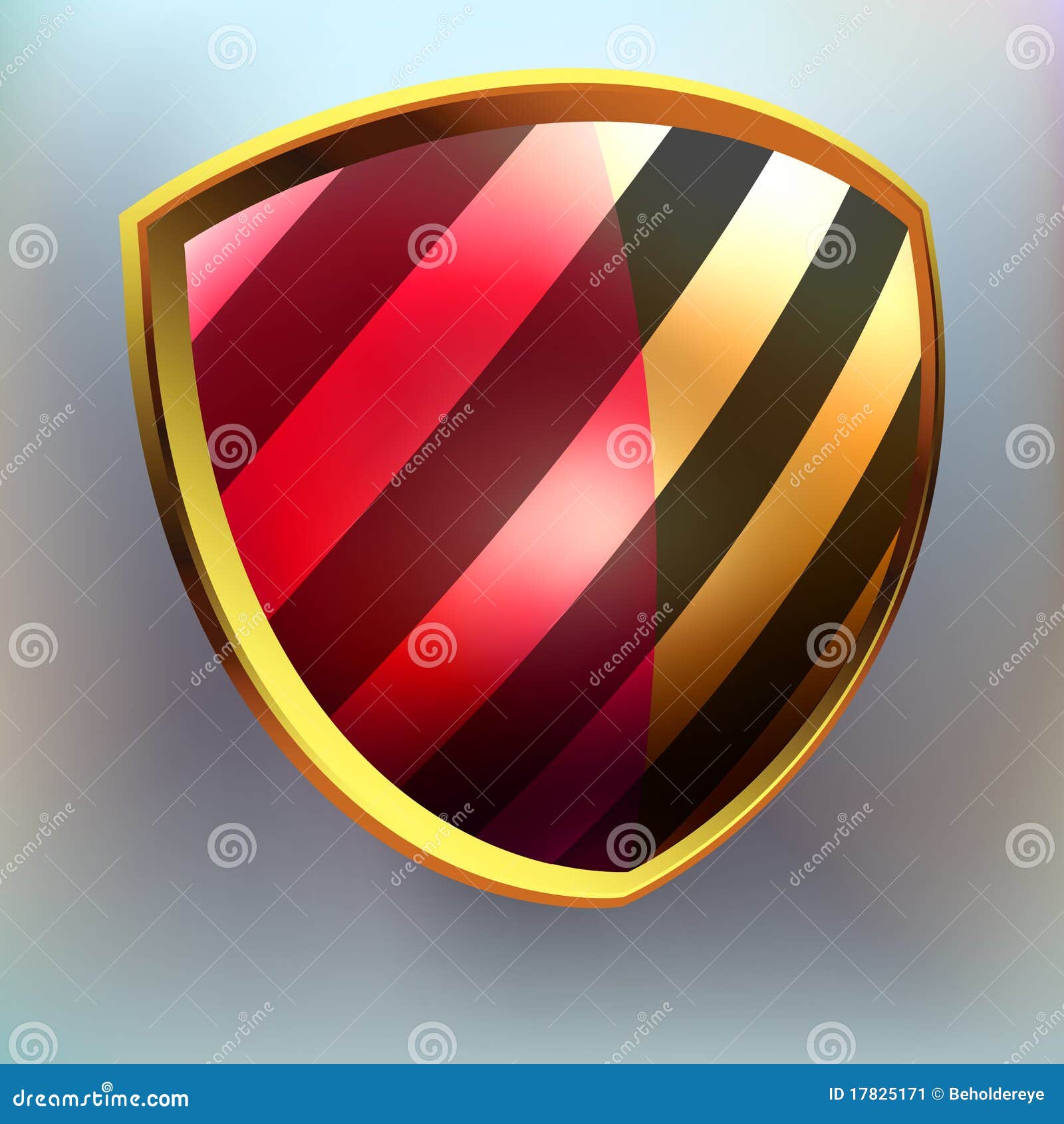 Vector Shield Template Item. EPS 8 Stock Vector - Illustration of badge ...