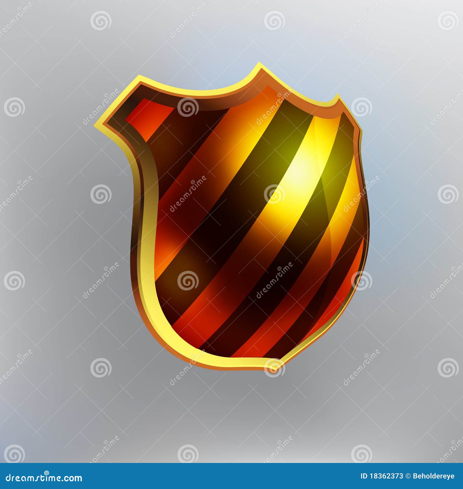 Vector Shield Template Item. EPS 8 Stock Vector - Illustration of ...