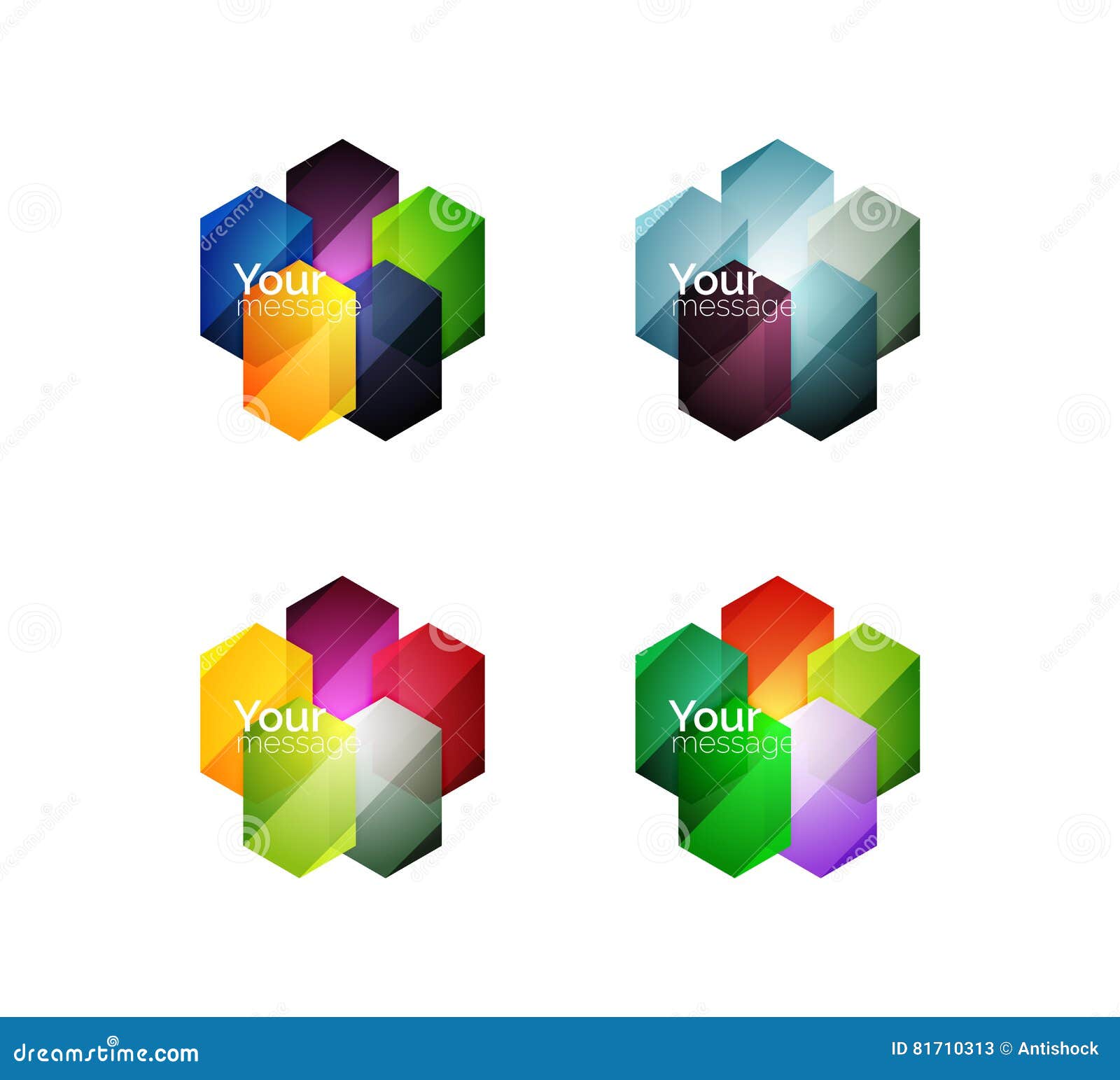 Vector Shiny Blank Web Option Boxes Stock Vector - Illustration of ...