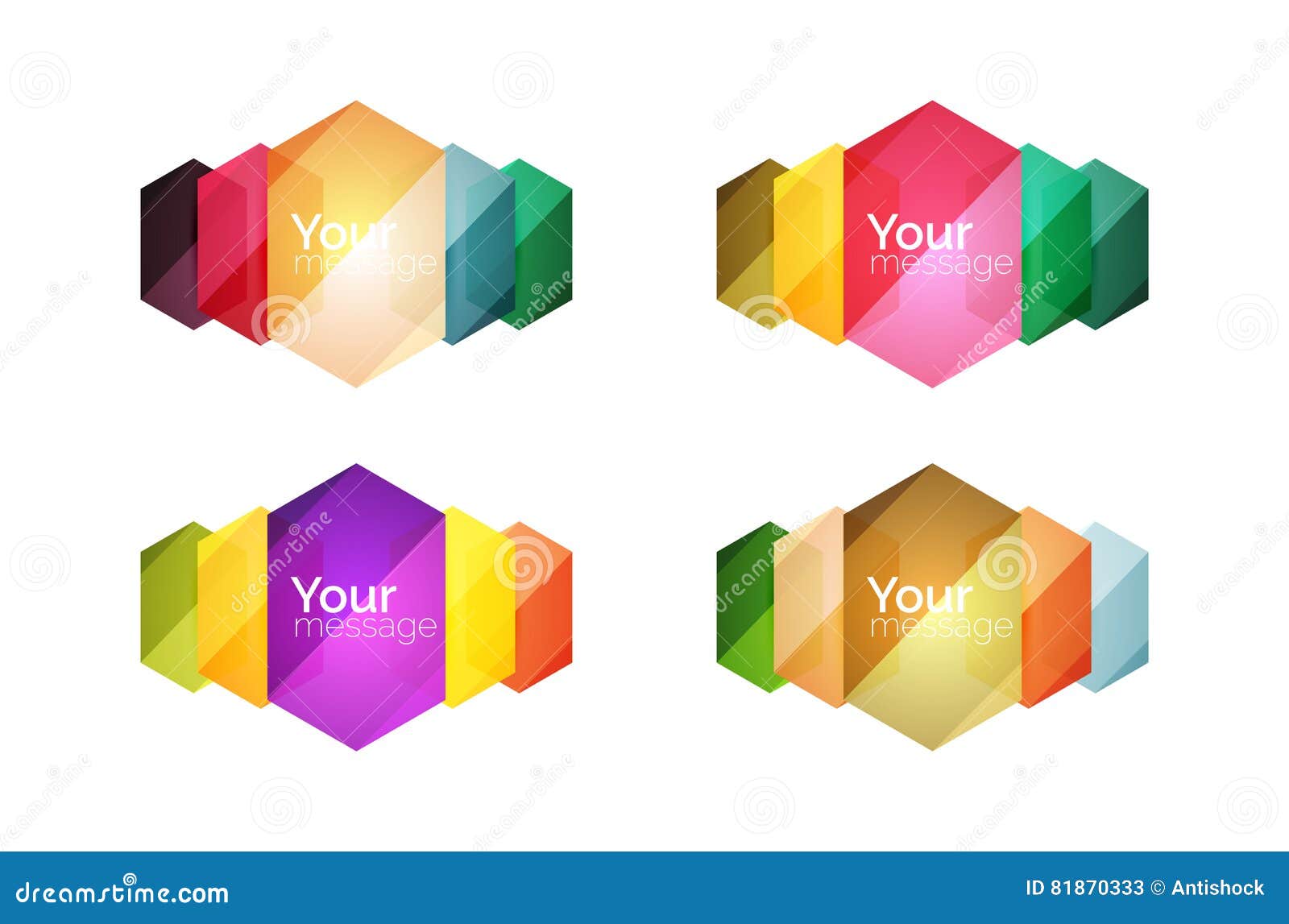 Vector Shiny Blank Web Option Boxes Stock Vector - Illustration of ...