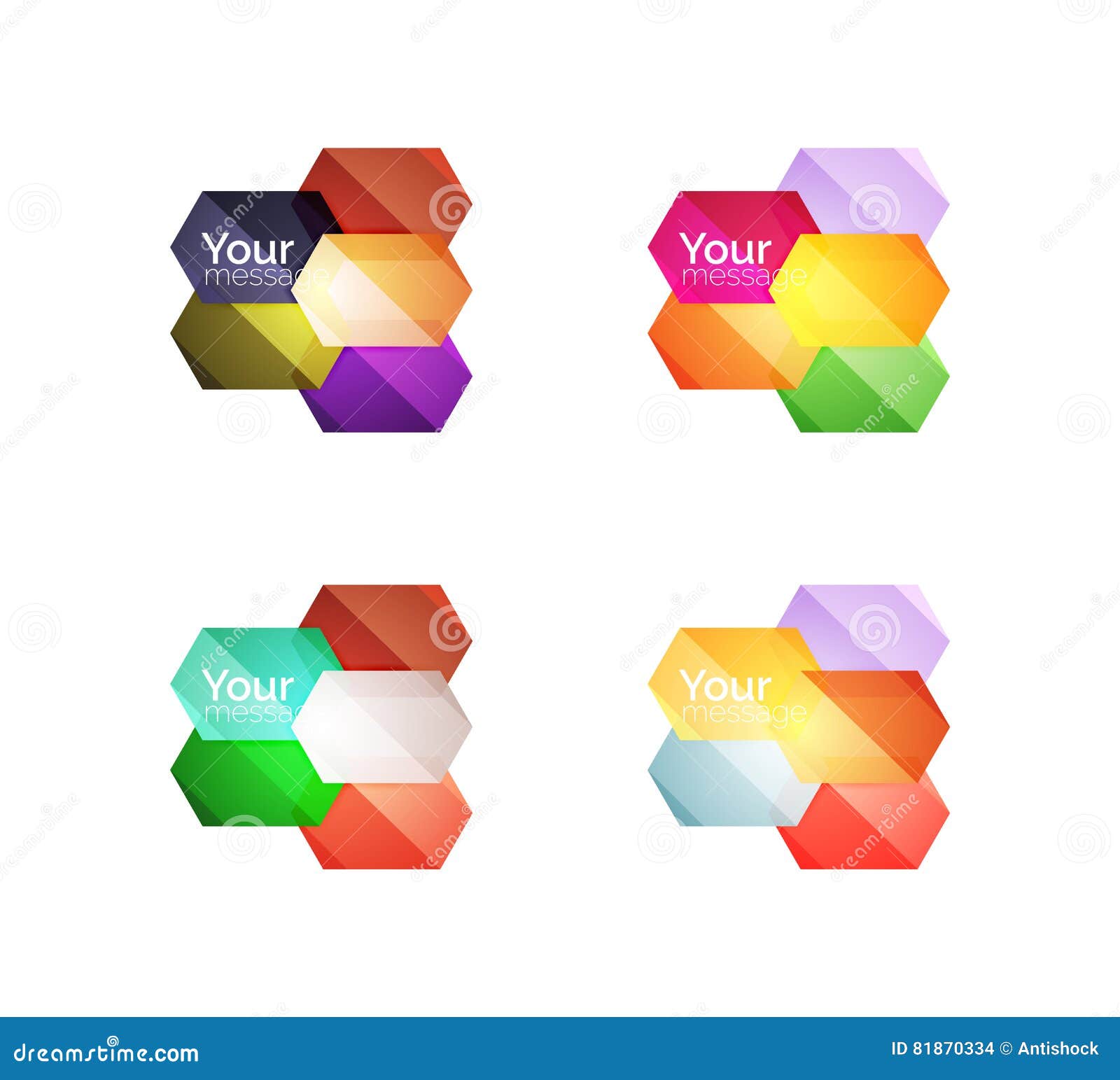 Vector Shiny Blank Web Option Boxes Stock Vector - Illustration of ...