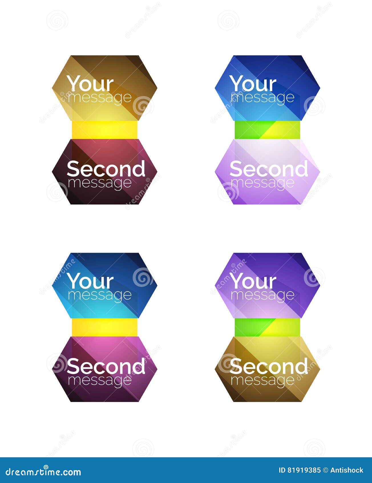 Vector Shiny Blank Web Option Boxes Stock Vector - Illustration of ...