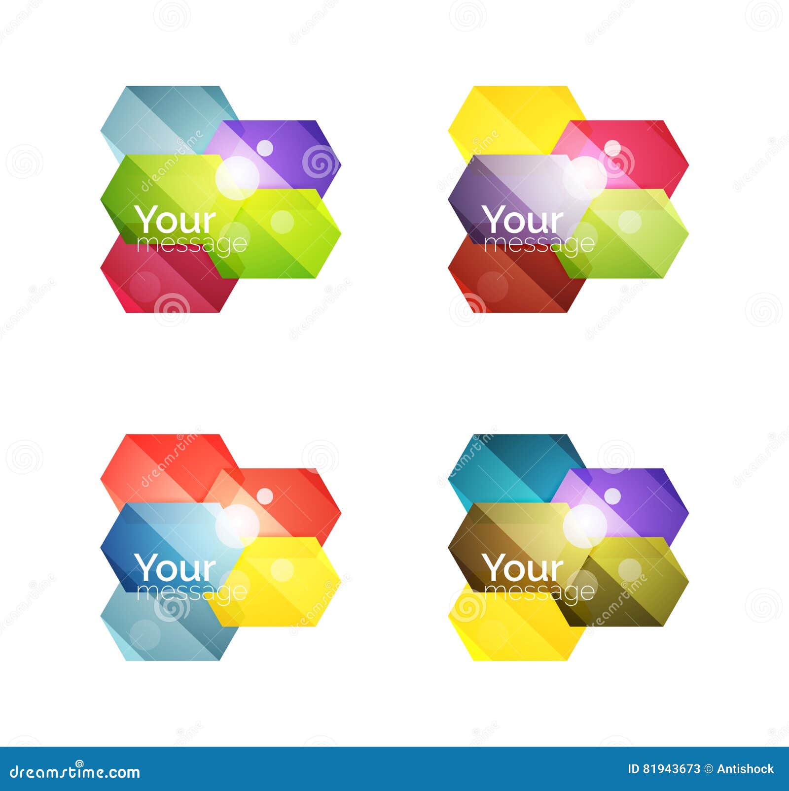 Vector Shiny Blank Web Option Boxes Stock Vector - Illustration of ...