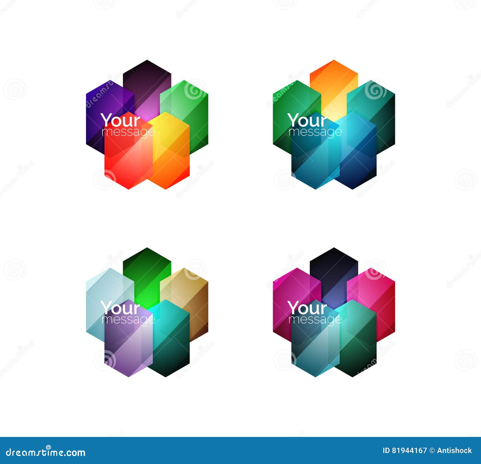 Vector Shiny Blank Web Option Boxes Stock Vector - Illustration of ...