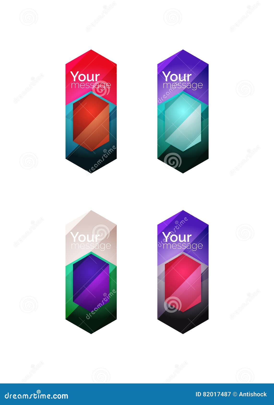 Vector Shiny Blank Web Option Boxes Stock Vector - Illustration of ...