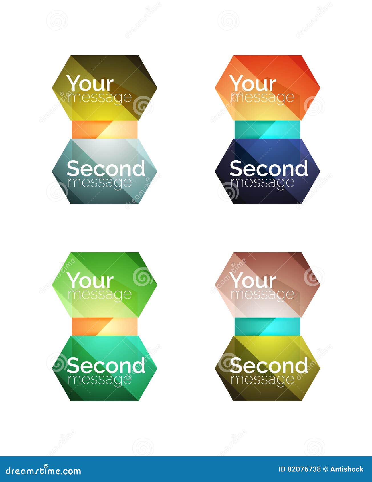 Vector Shiny Blank Web Option Boxes Stock Vector - Illustration of ...