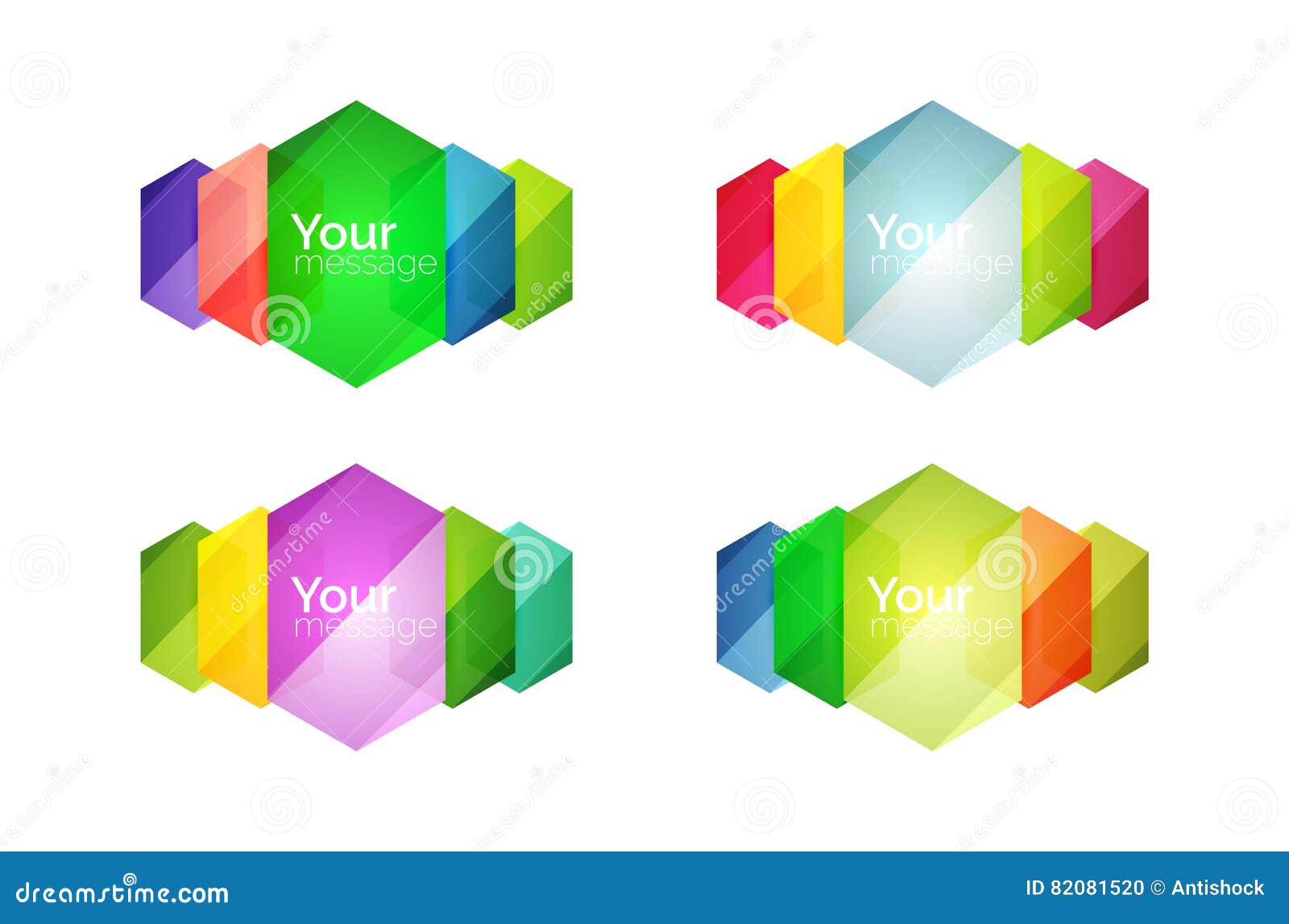Vector Shiny Blank Web Option Boxes Stock Vector - Illustration of ...
