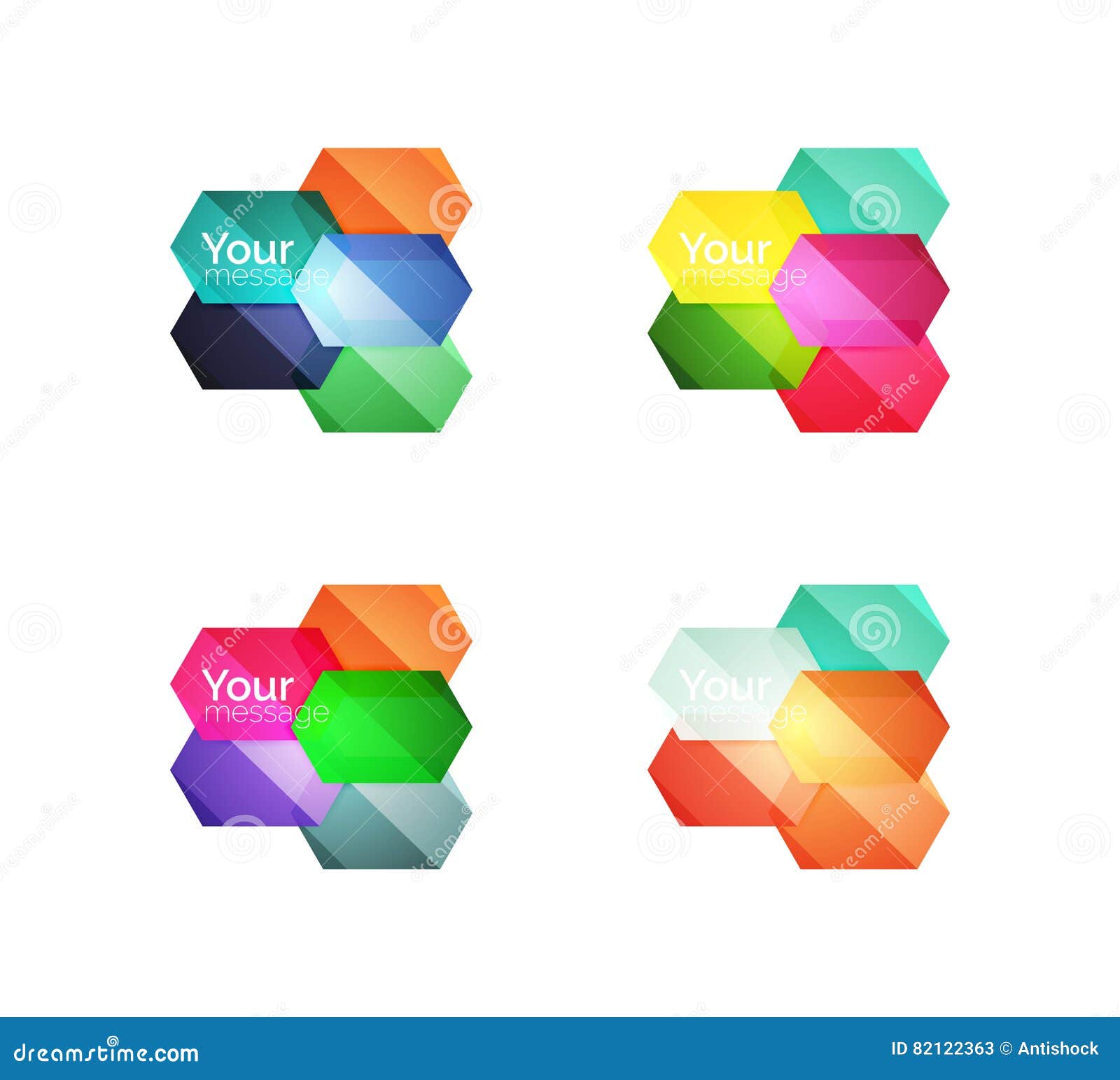 Vector Shiny Blank Web Option Boxes Stock Vector - Illustration of ...