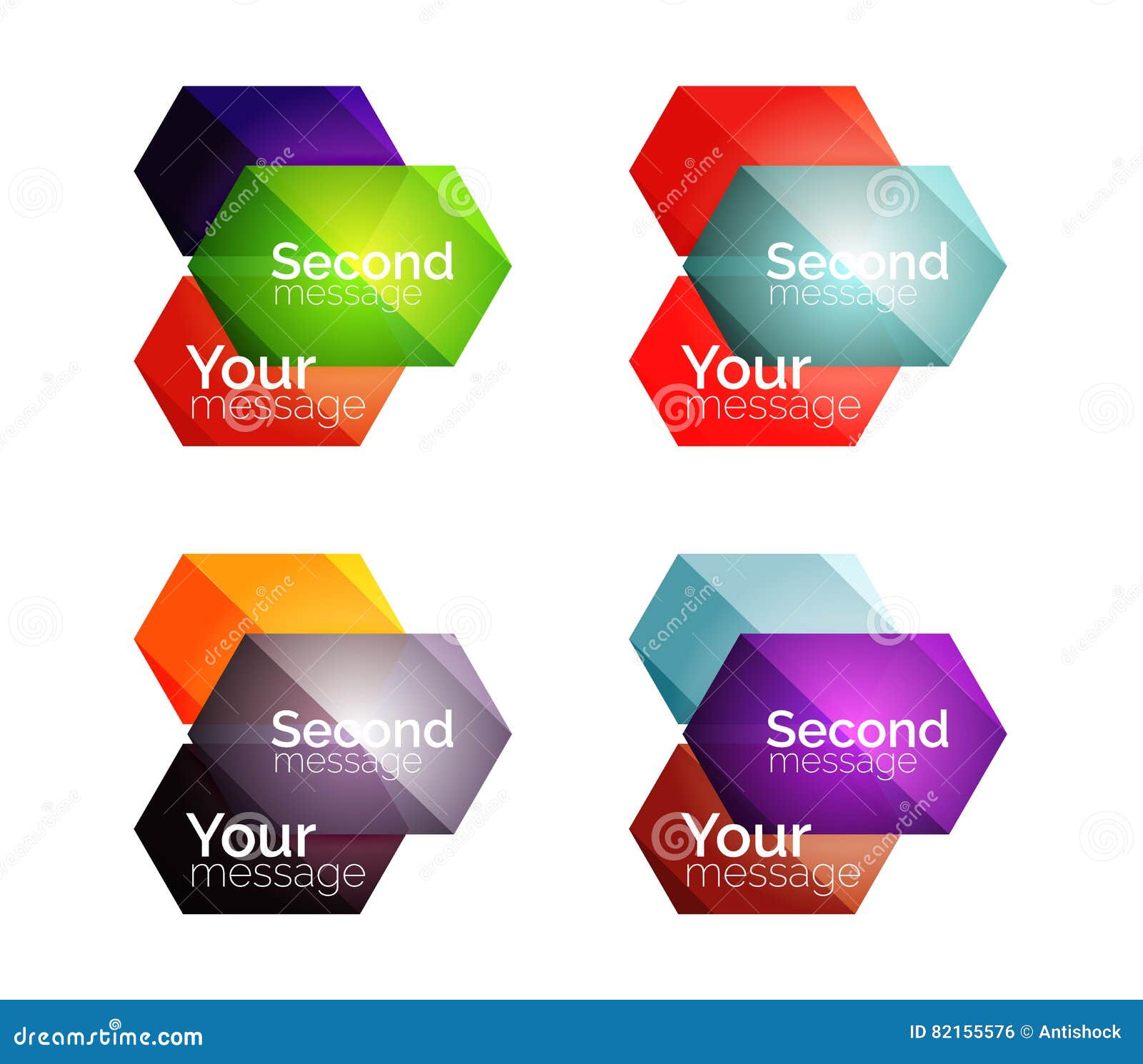 Vector Shiny Blank Web Option Boxes Stock Vector - Illustration of ...