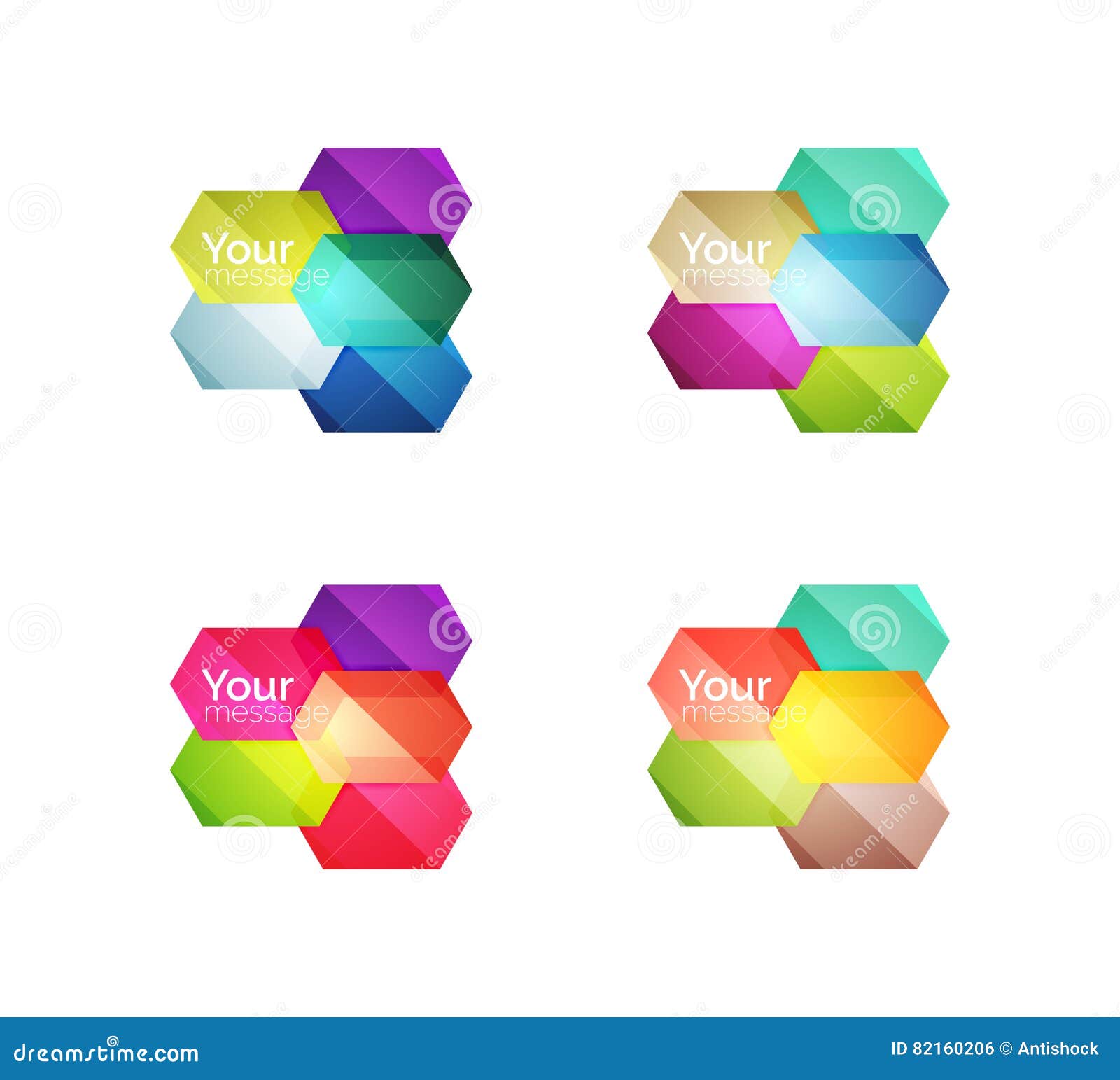 Vector Shiny Blank Web Option Boxes Stock Vector - Illustration of ...