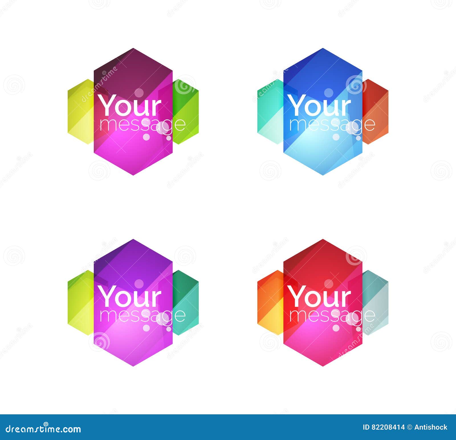 Vector Shiny Blank Web Option Boxes Stock Vector - Illustration of ...