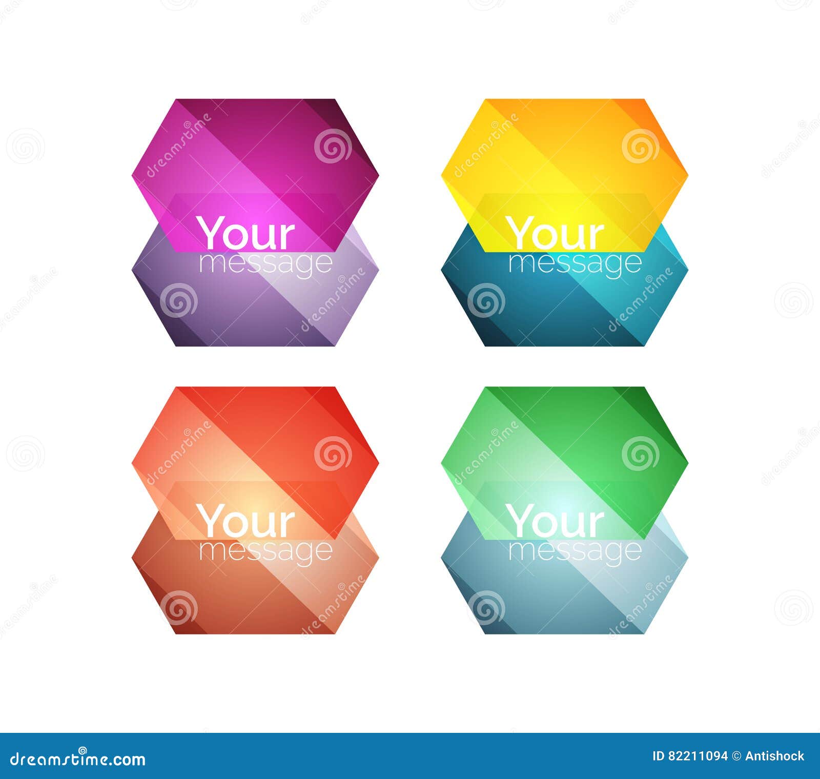 Vector Shiny Blank Web Option Boxes Stock Vector - Illustration of ...