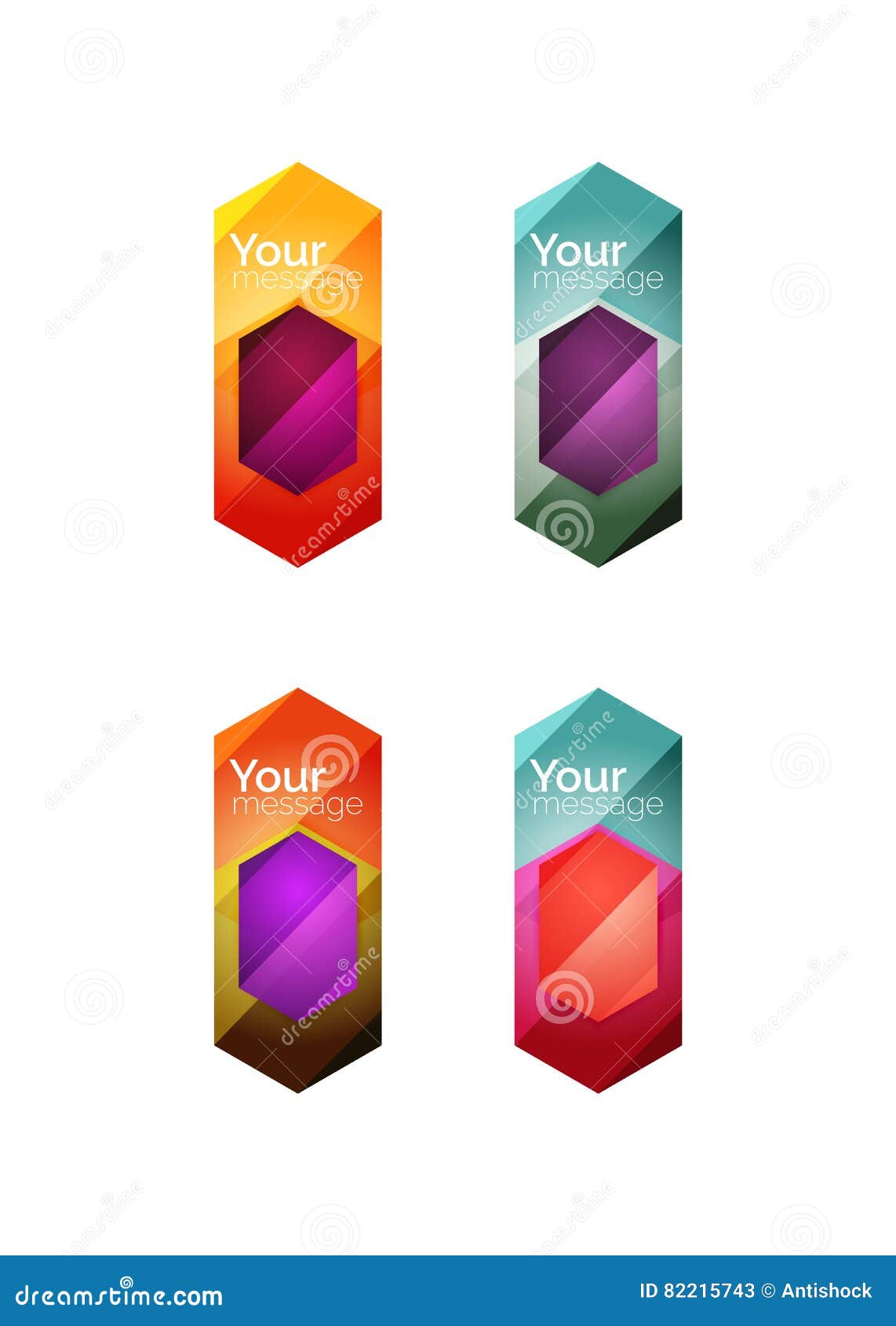 Vector Shiny Blank Web Option Boxes Stock Vector - Illustration of ...