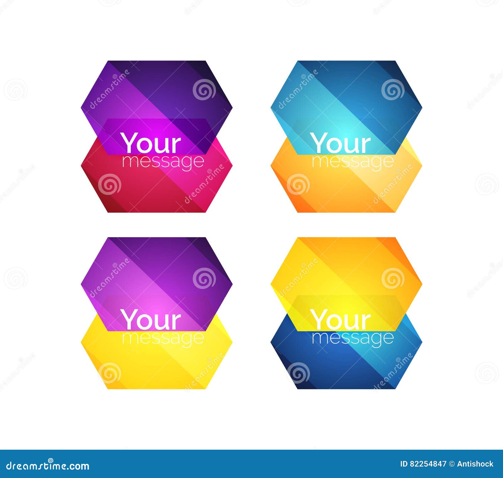 Vector Shiny Blank Web Option Boxes Stock Illustration - Illustration ...