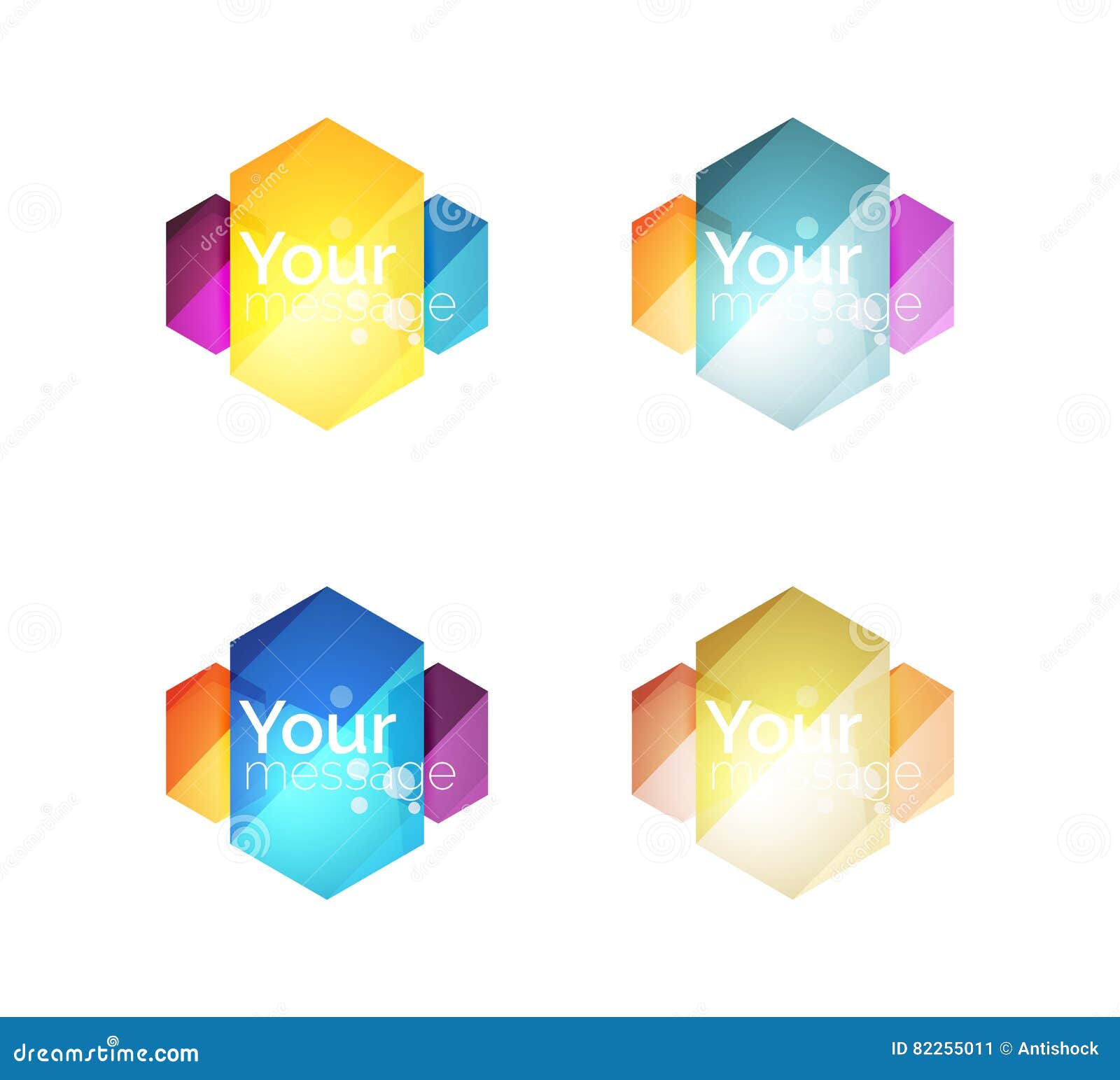 Vector Shiny Blank Web Option Boxes Stock Illustration - Illustration ...