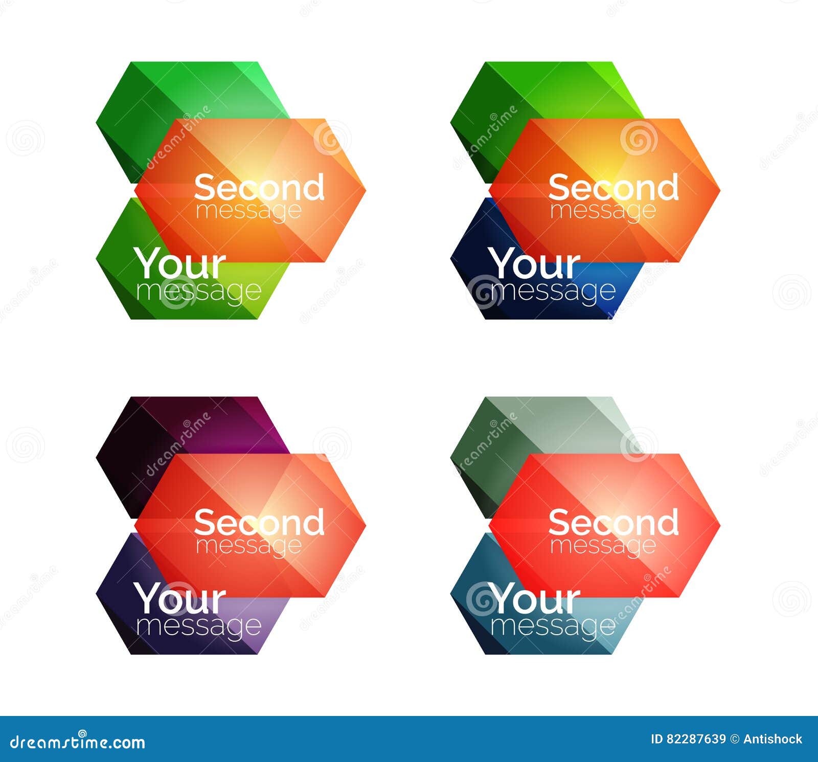 Vector Shiny Blank Web Option Boxes Stock Illustration - Illustration ...