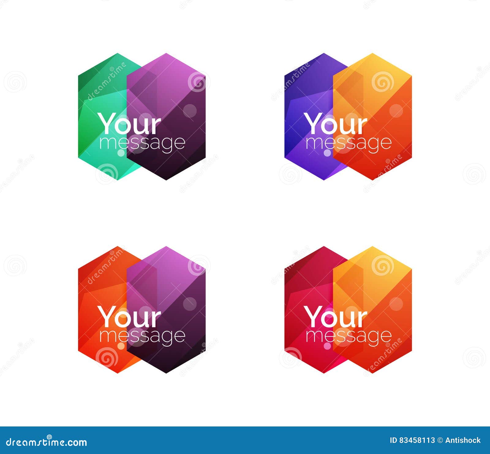 Vector Shiny Blank Web Option Boxes Stock Illustration - Illustration ...