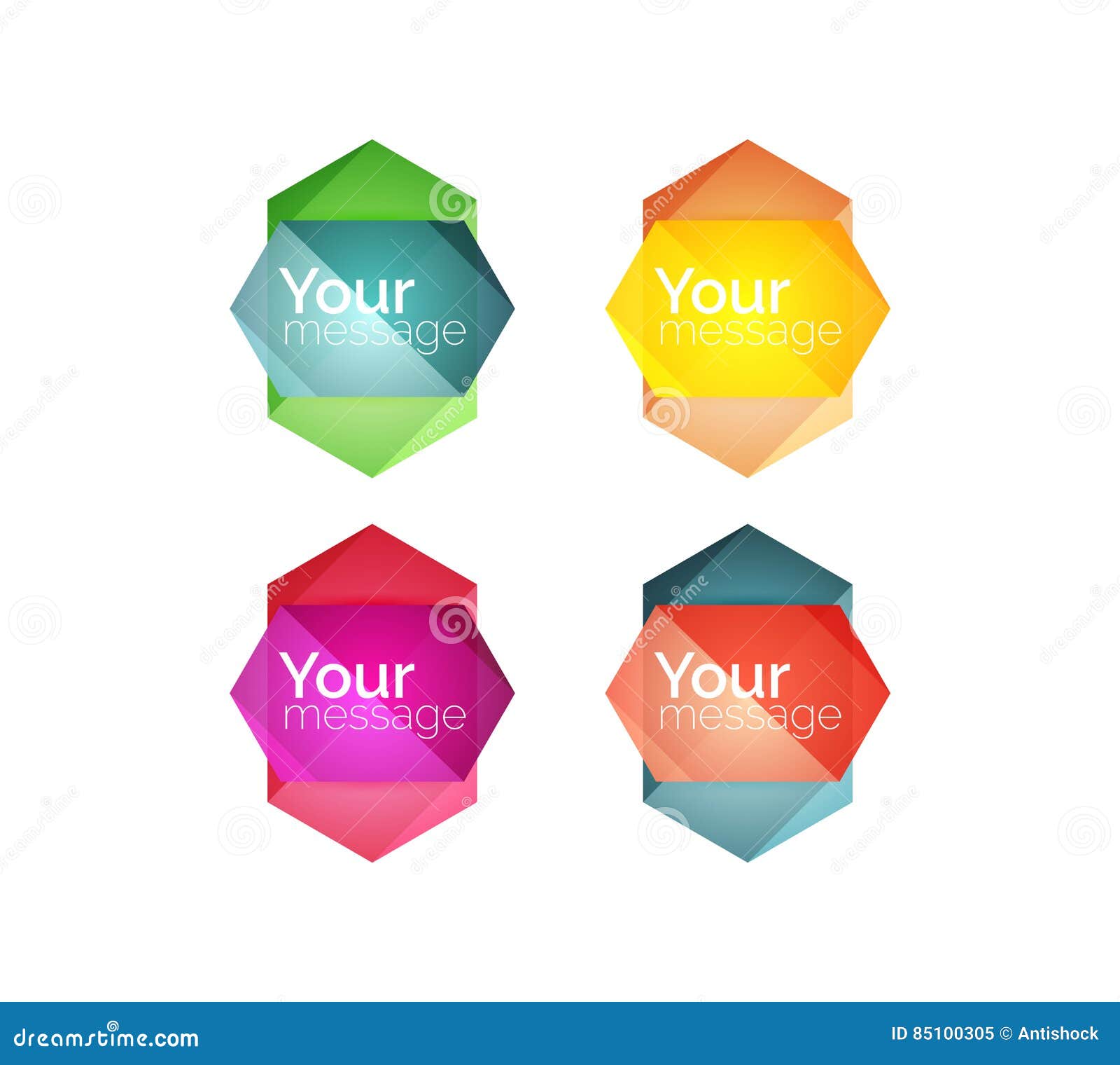 Vector Shiny Blank Web Option Boxes Stock Vector - Illustration of line ...