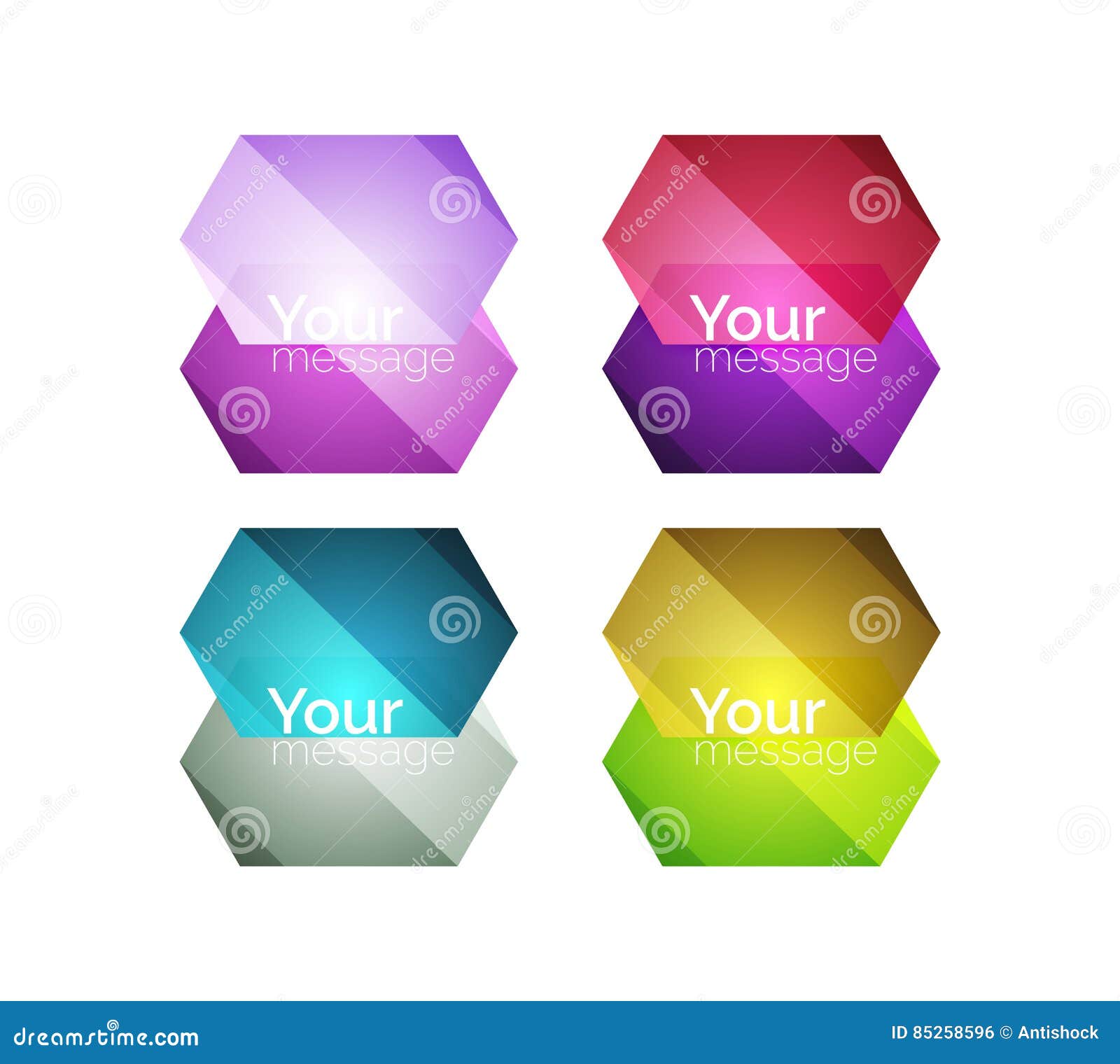 Vector Shiny Blank Web Option Boxes Stock Vector - Illustration of icon ...