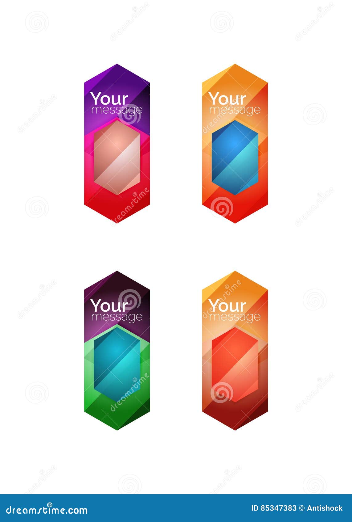 Vector Shiny Blank Web Option Boxes Stock Vector - Illustration of ...