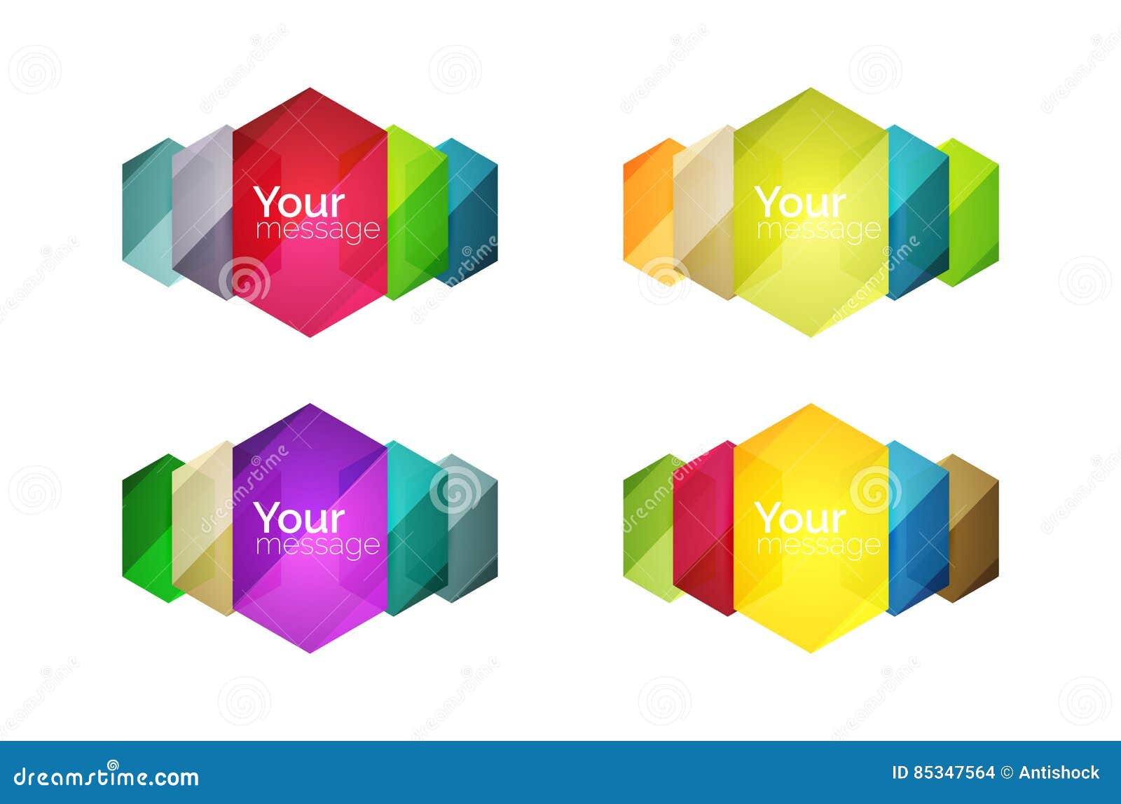 Vector Shiny Blank Web Option Boxes Stock Vector - Illustration of ...