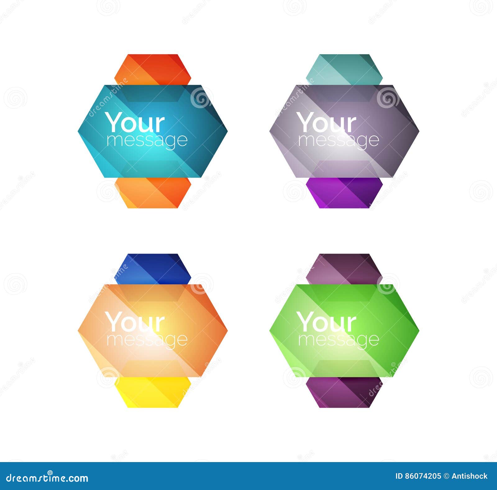 Vector Shiny Blank Web Option Boxes Stock Vector - Illustration of ...