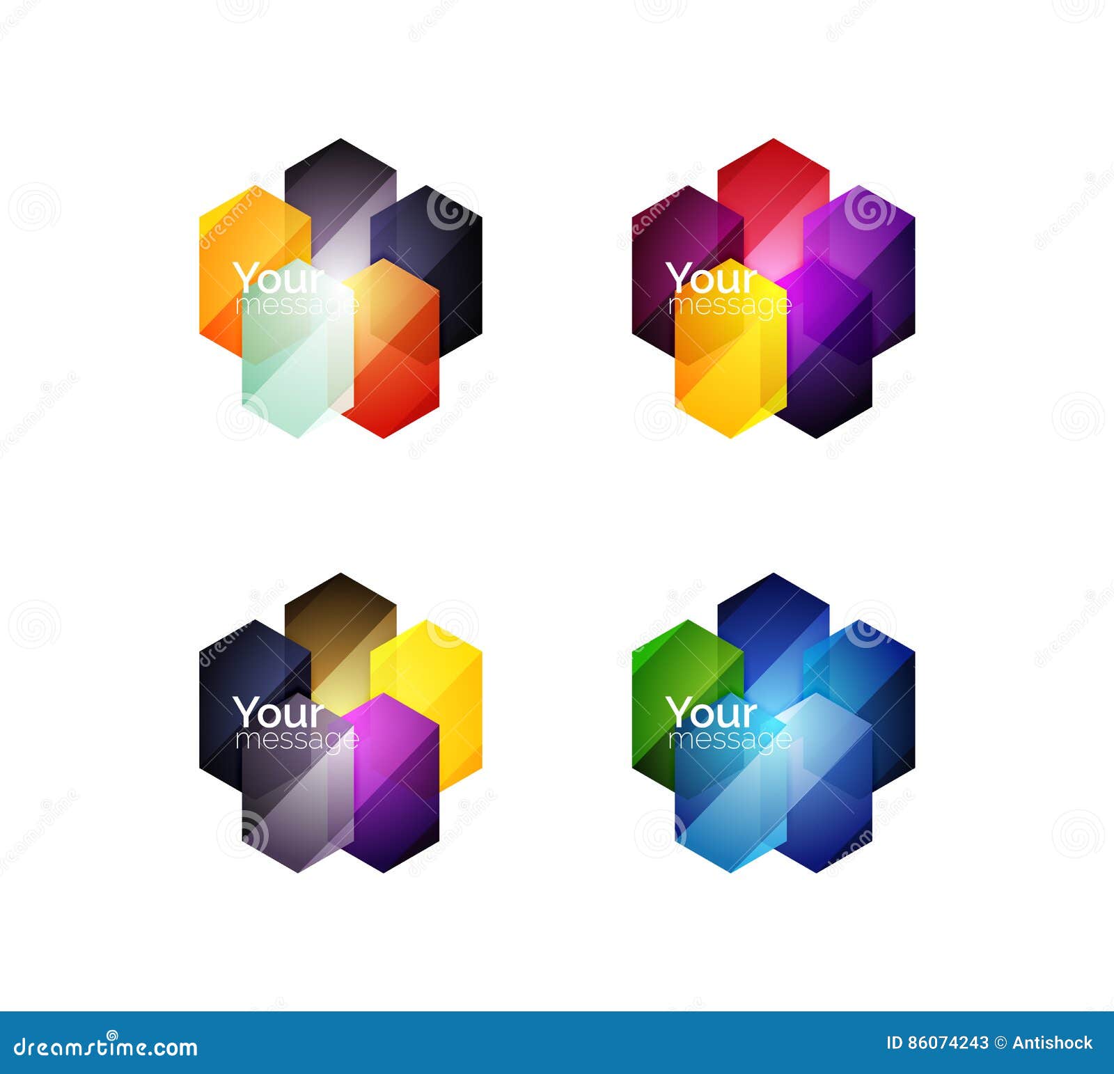 Vector Shiny Blank Web Option Boxes Stock Vector - Illustration of ...