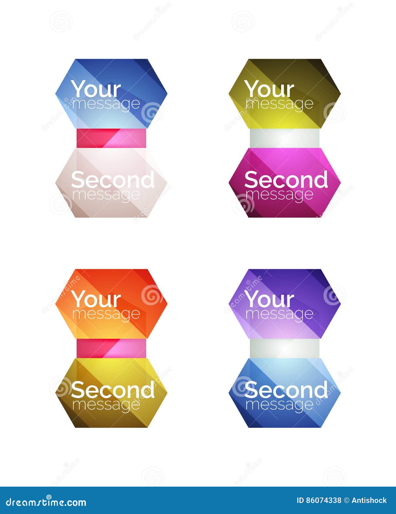 Vector Shiny Blank Web Option Boxes Stock Vector - Illustration of ...