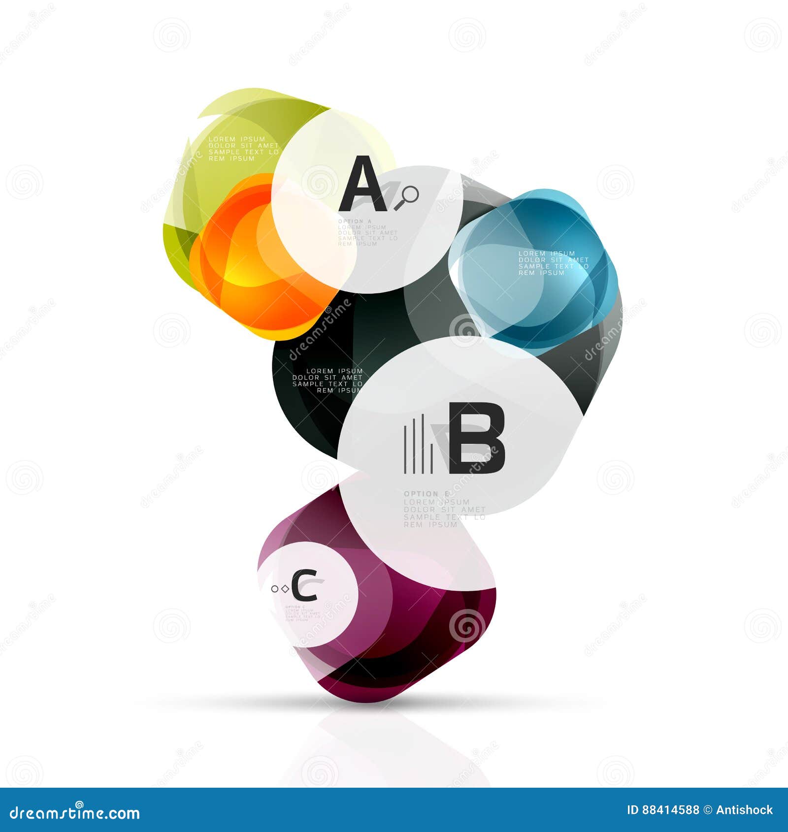 Vector Shiny Blank Web Option Boxes Stock Illustration - Illustration ...