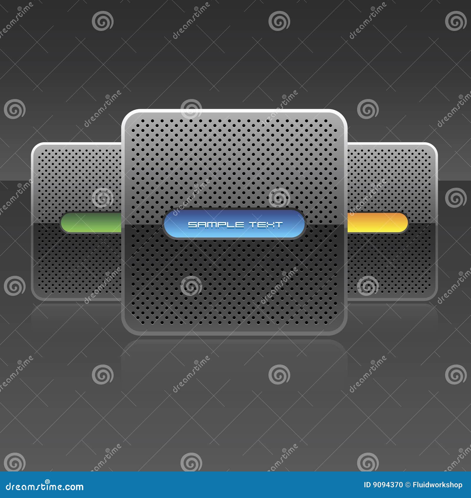 Vector Shiny Design Set stock vector. Illustration of modern - 9094370