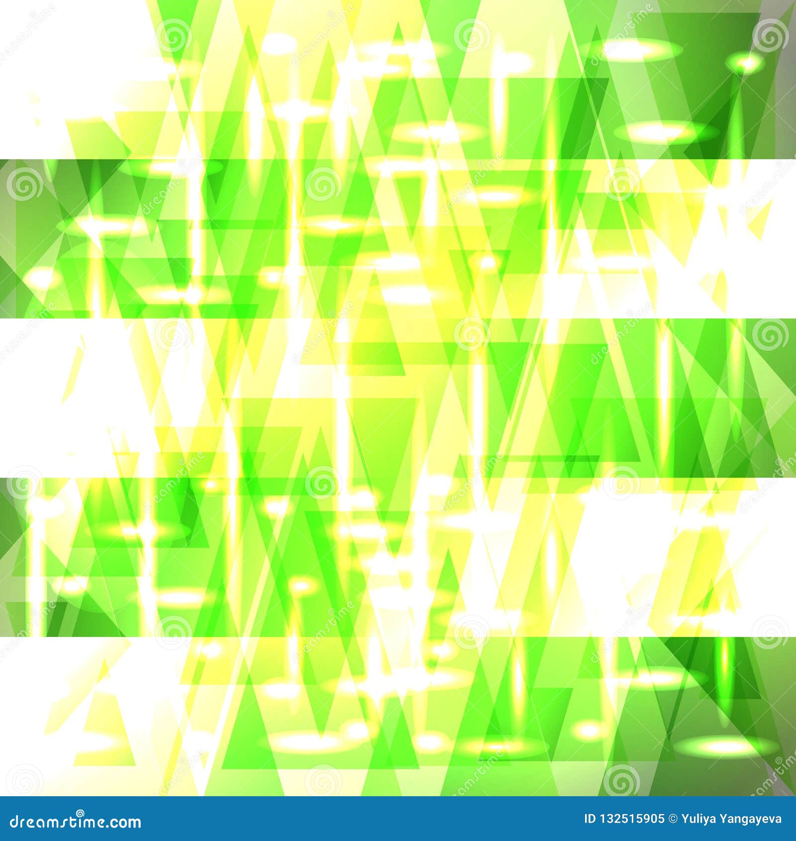 Vector Shiny Gentle Green Color Pattern of Shards and Stripes Stock ...