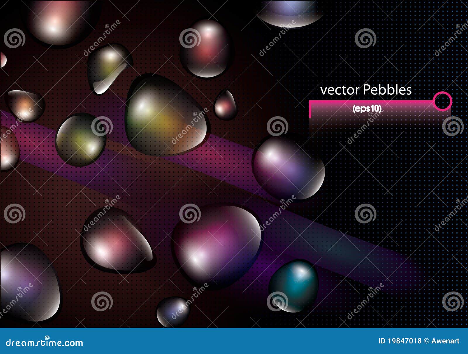 Vector shiny pebbles stock illustration. Illustration of glossy - 19847018