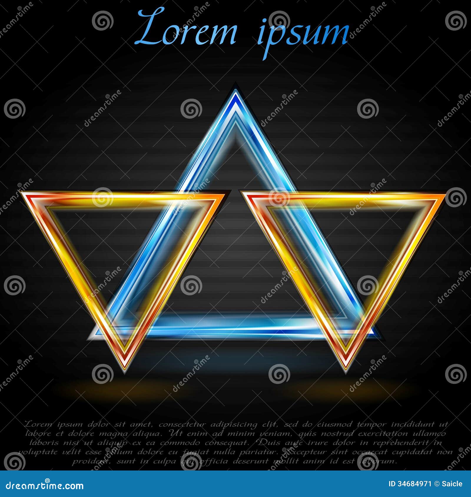 Vector Shiny Triangles Background | CartoonDealer.com #34684971