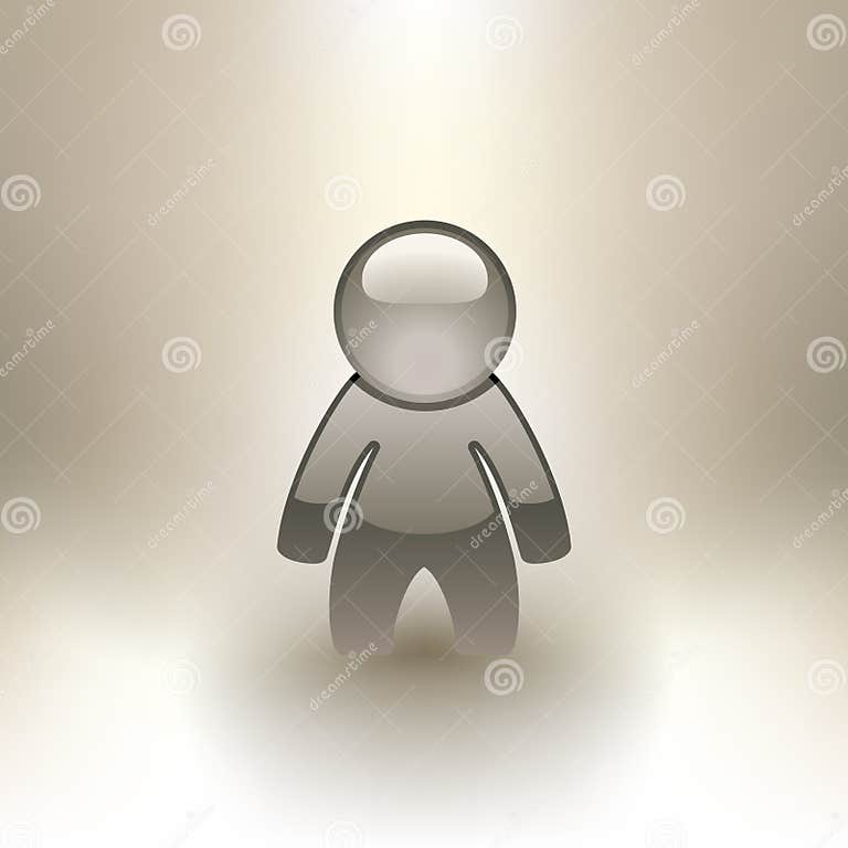 Vector Shiny User stock vector. Illustration of symbol - 21362436