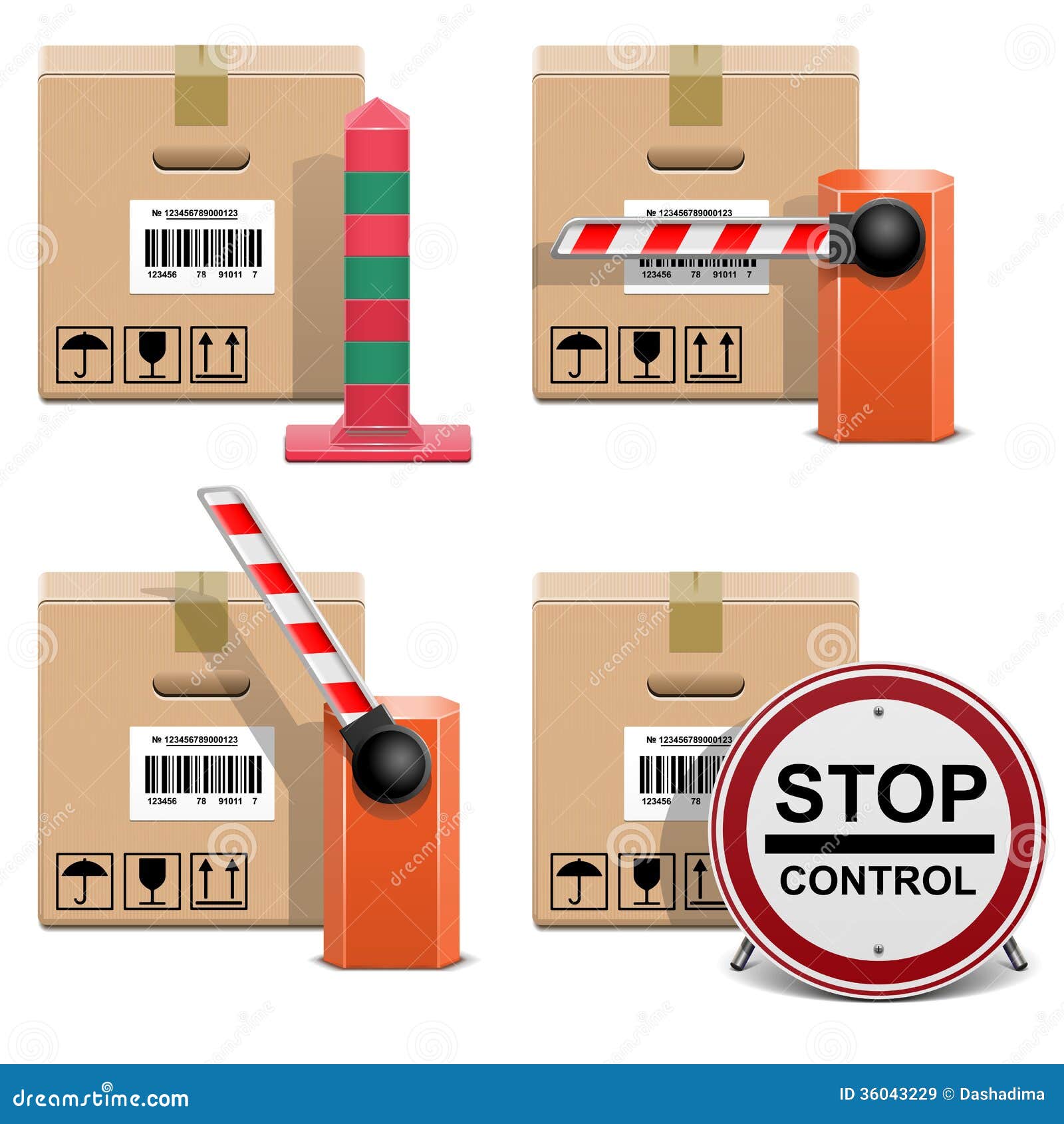 Vector Shipment Icons Set 22 Stock Vector - Illustration of delivery ...