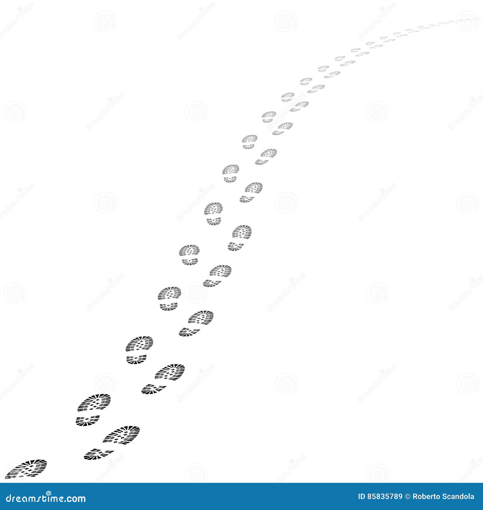 Vector Shoe Tracks Footpath Stock Vector - Illustration of design ...