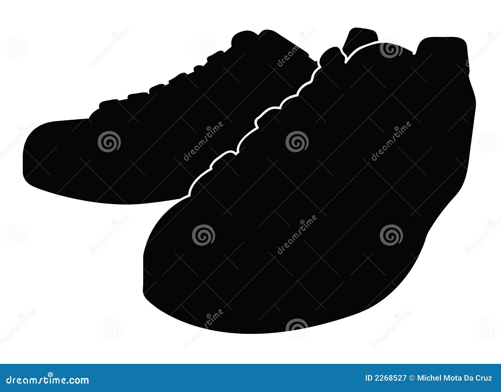 Vector Shoes Black Royalty Free Stock Photography - Image: 2268527