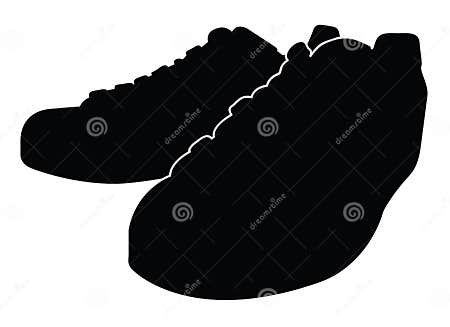 Vector shoes black stock vector. Illustration of sketch - 2268527
